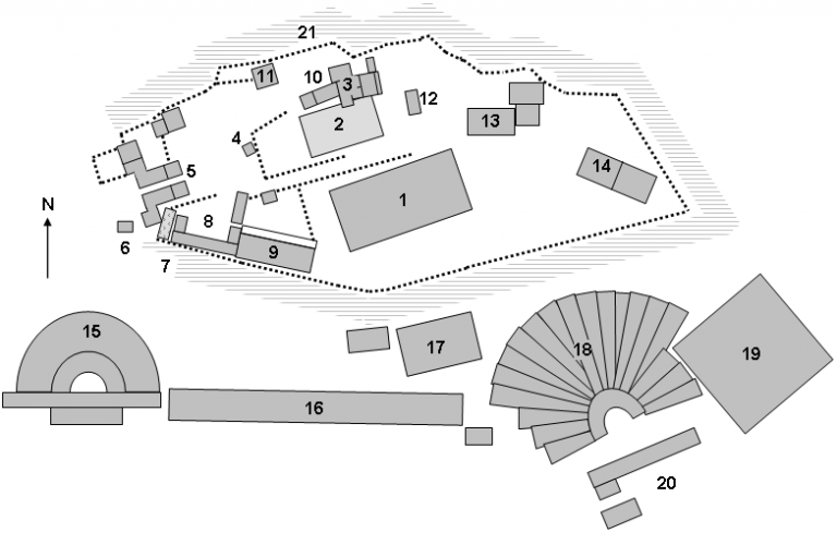 Map Of Acropolis And Museum - The Acropolis Of Athens