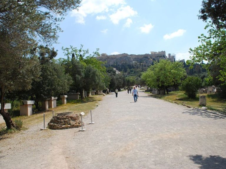 The Panathenaic Way In Athens - The Acropolis Of Athens