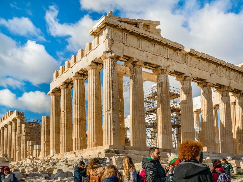 The Panathenaic Way In Athens - The Acropolis Of Athens